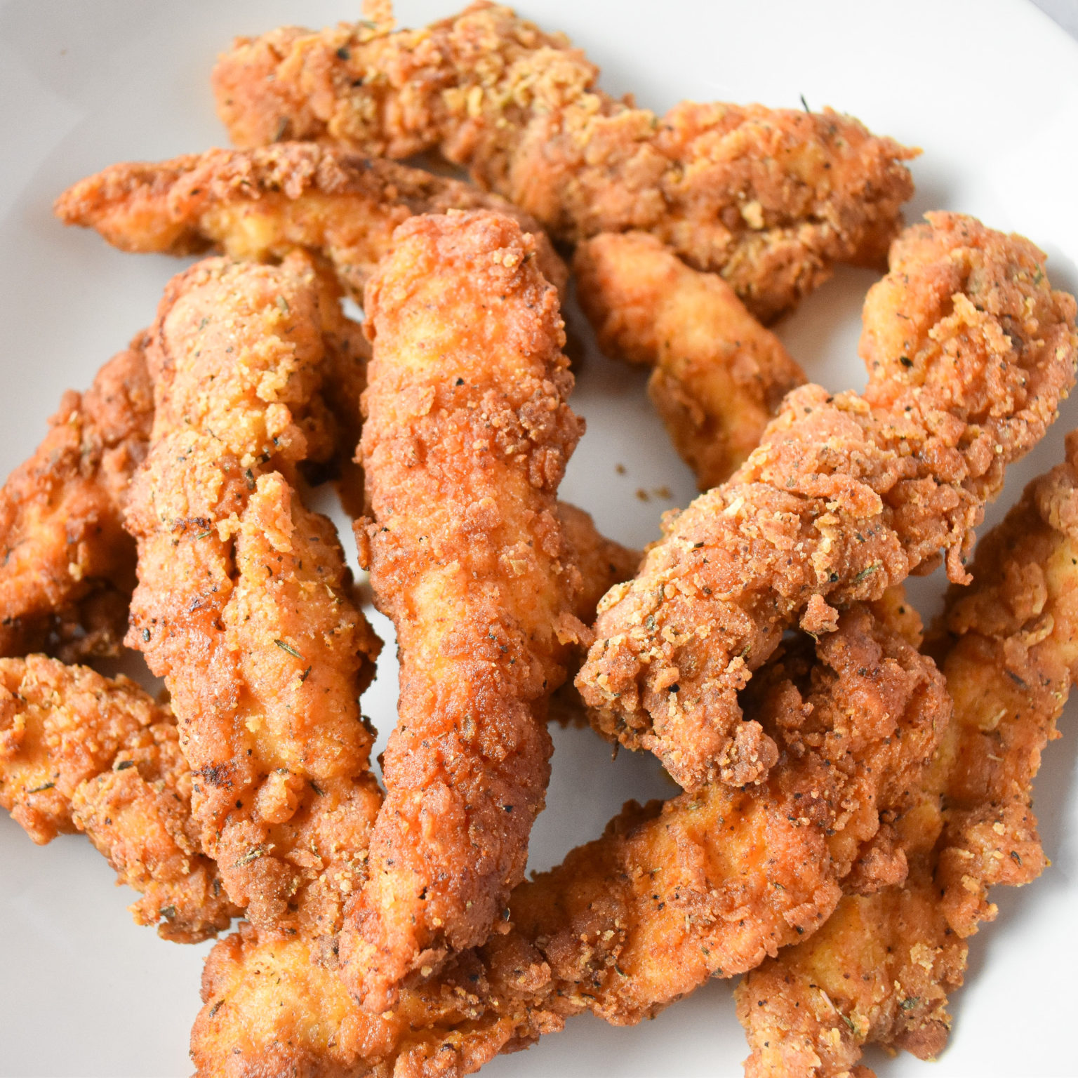 Crispy Chicken Strips - Andrea's Dainty Kitchen