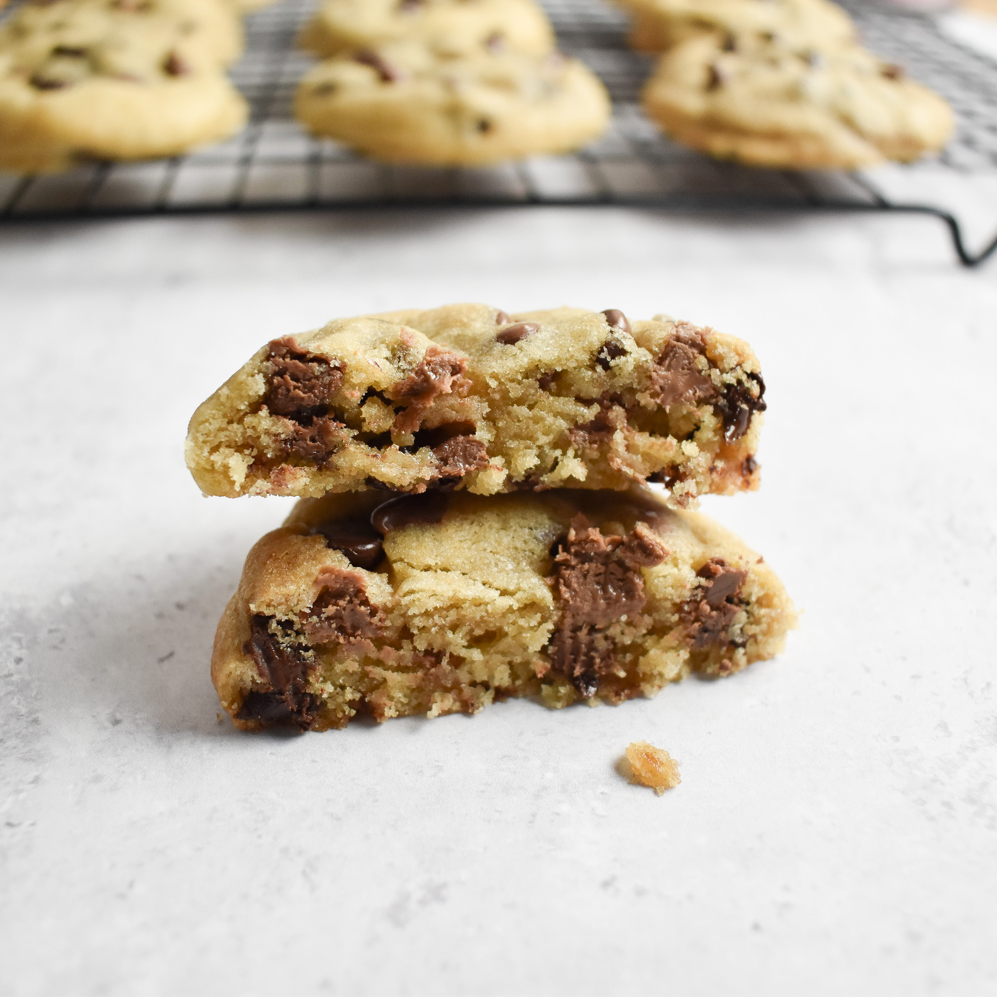 Chunky Chocolate Chip Cookies - Andrea's Dainty Kitchen