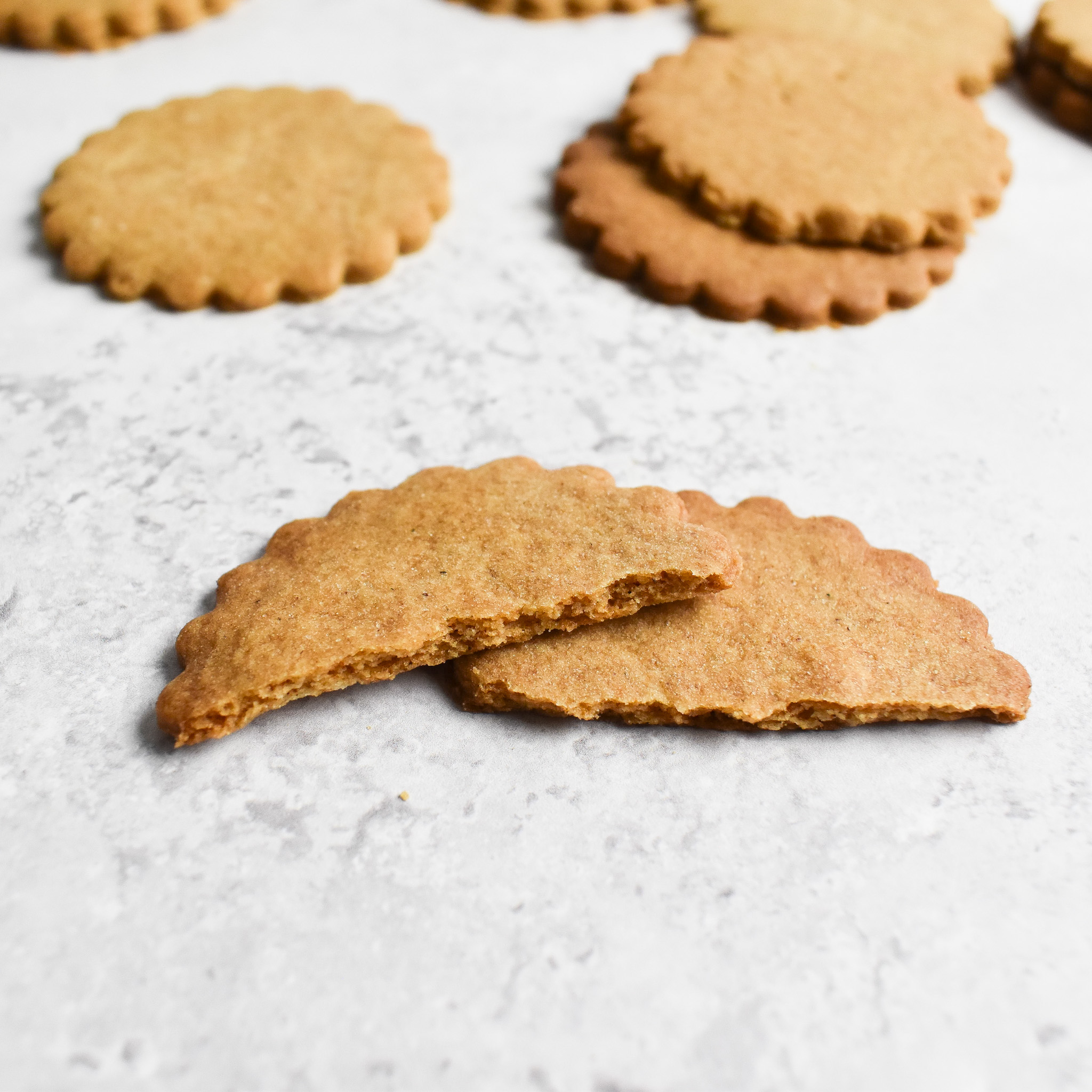 Ginger Thin Biscuits - Andrea's Dainty Kitchen