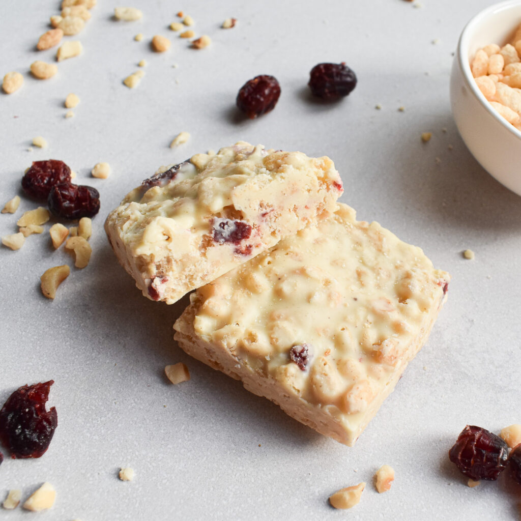 White Chocolate Fruit Crunch Bars - Andrea's Dainty Kitchen