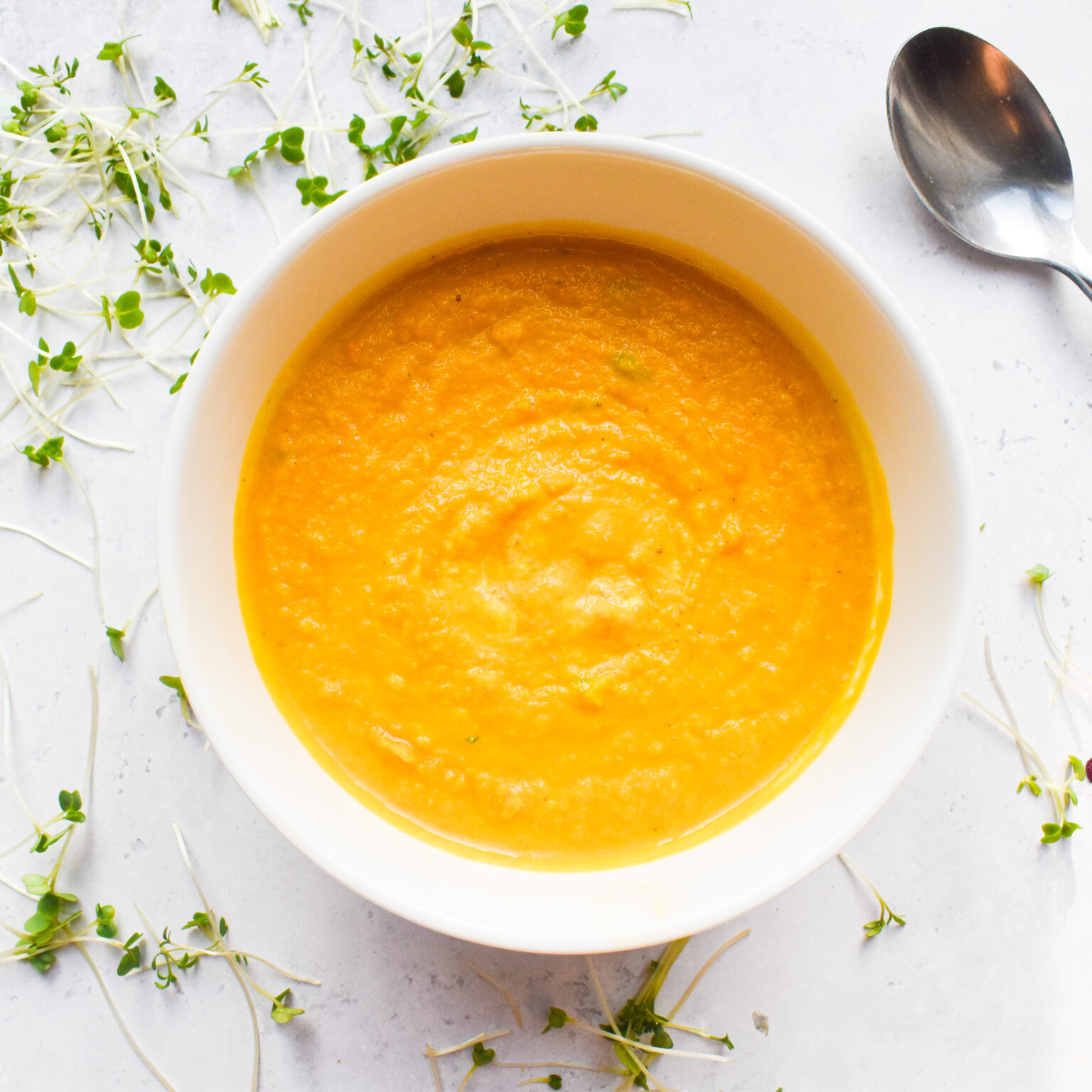 Creamy Roasted Carrot Ginger Soup Andreas Dainty Kitchen