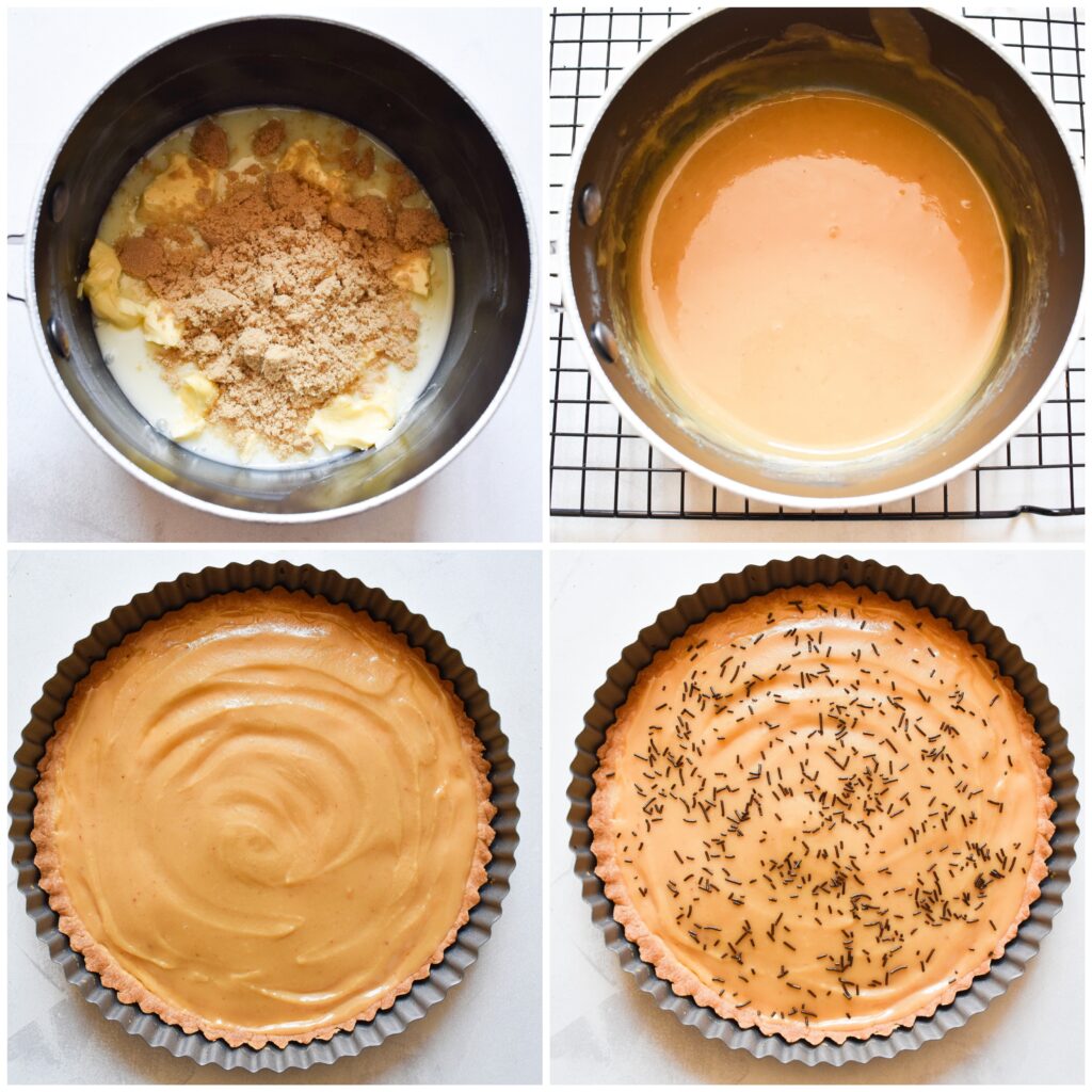 Simple Caramel Tart - Andrea's Dainty Kitchen