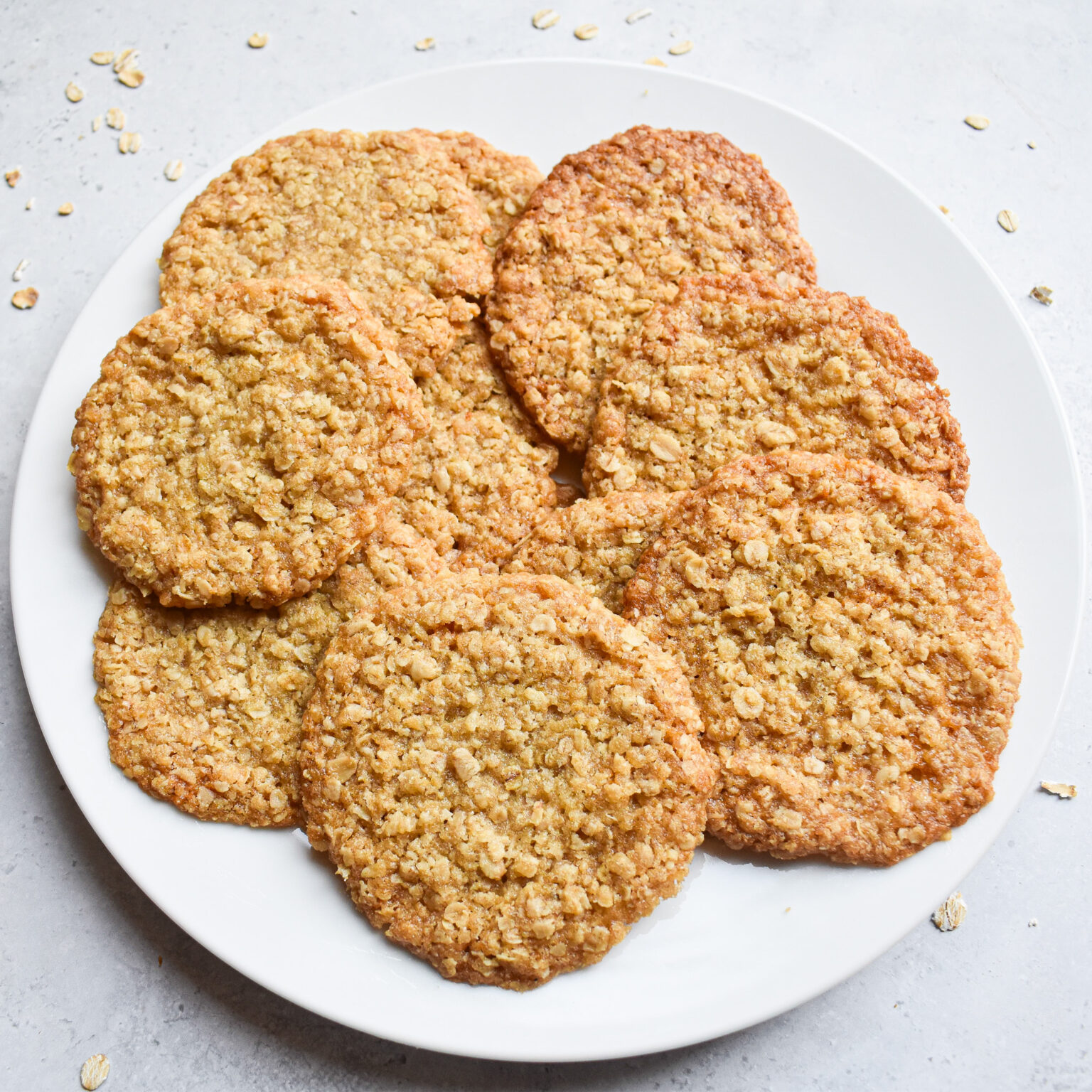 Oat Thin Biscuits - Andrea's Dainty Kitchen