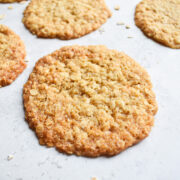 Oat Thin Biscuits - Andrea's Dainty Kitchen