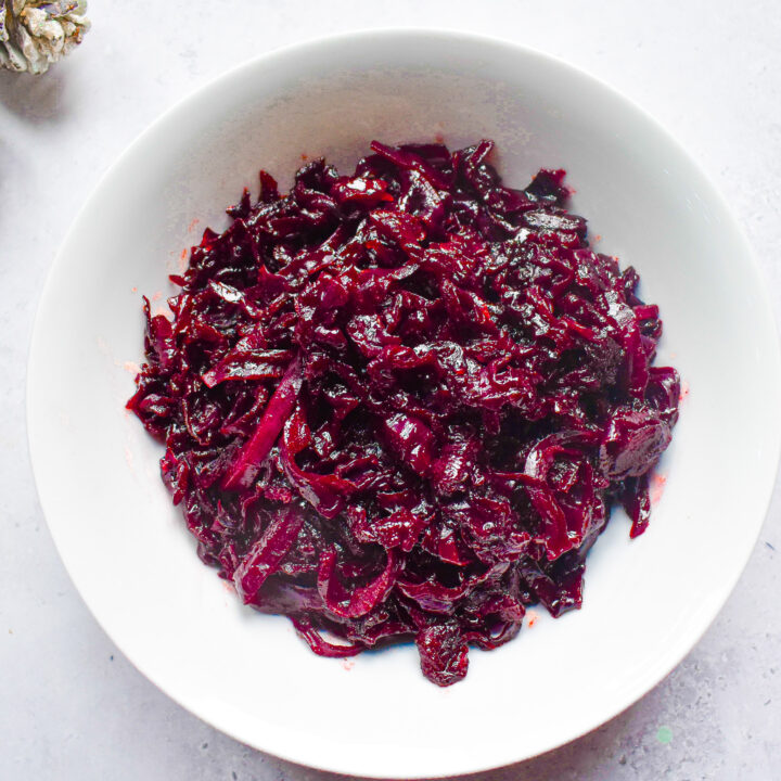 Spiced Braised Red Cabbage - Andrea's Dainty Kitchen